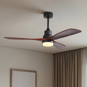 Reviews for MODERN HABITAT 52 in. Integrated LED Indoor White Standard Downrod Mount Ceiling Fan ...