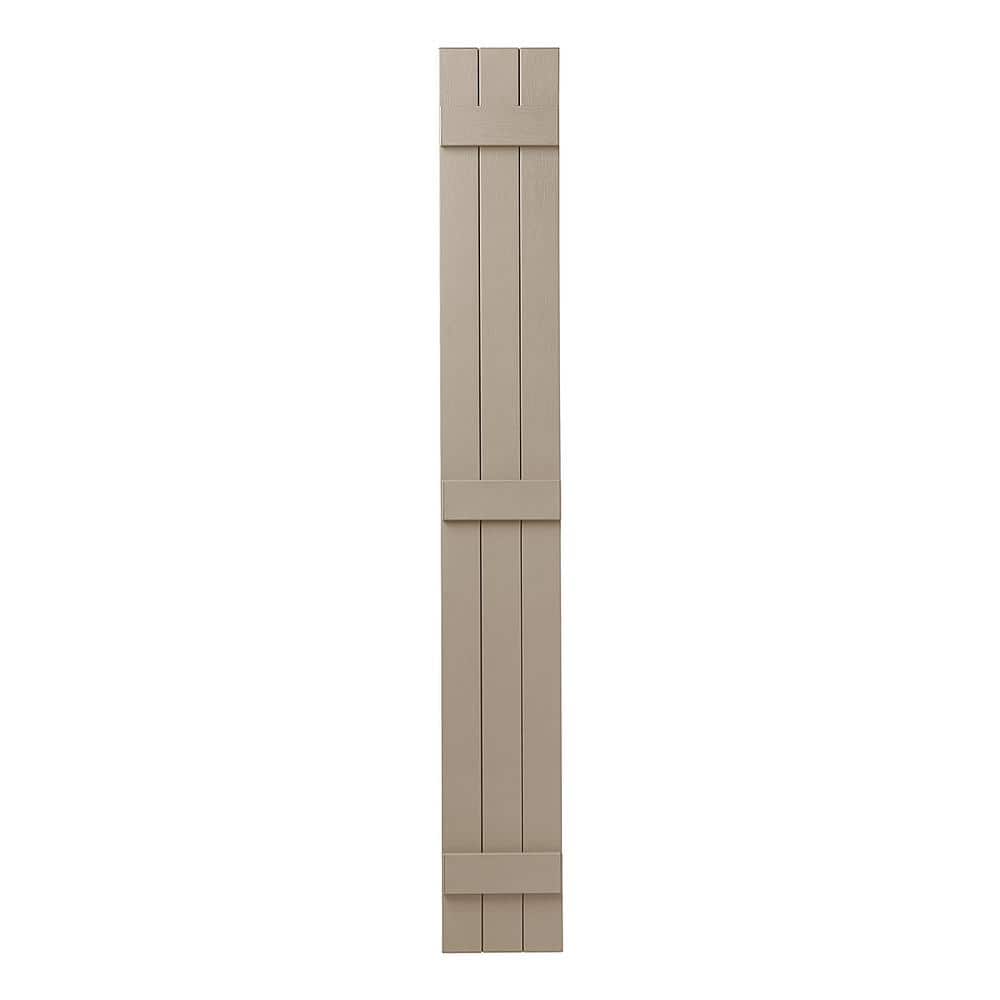Ply Gem 11 in. x 81 in. Polypropylene Plastic 3-Board Closed Board and ...
