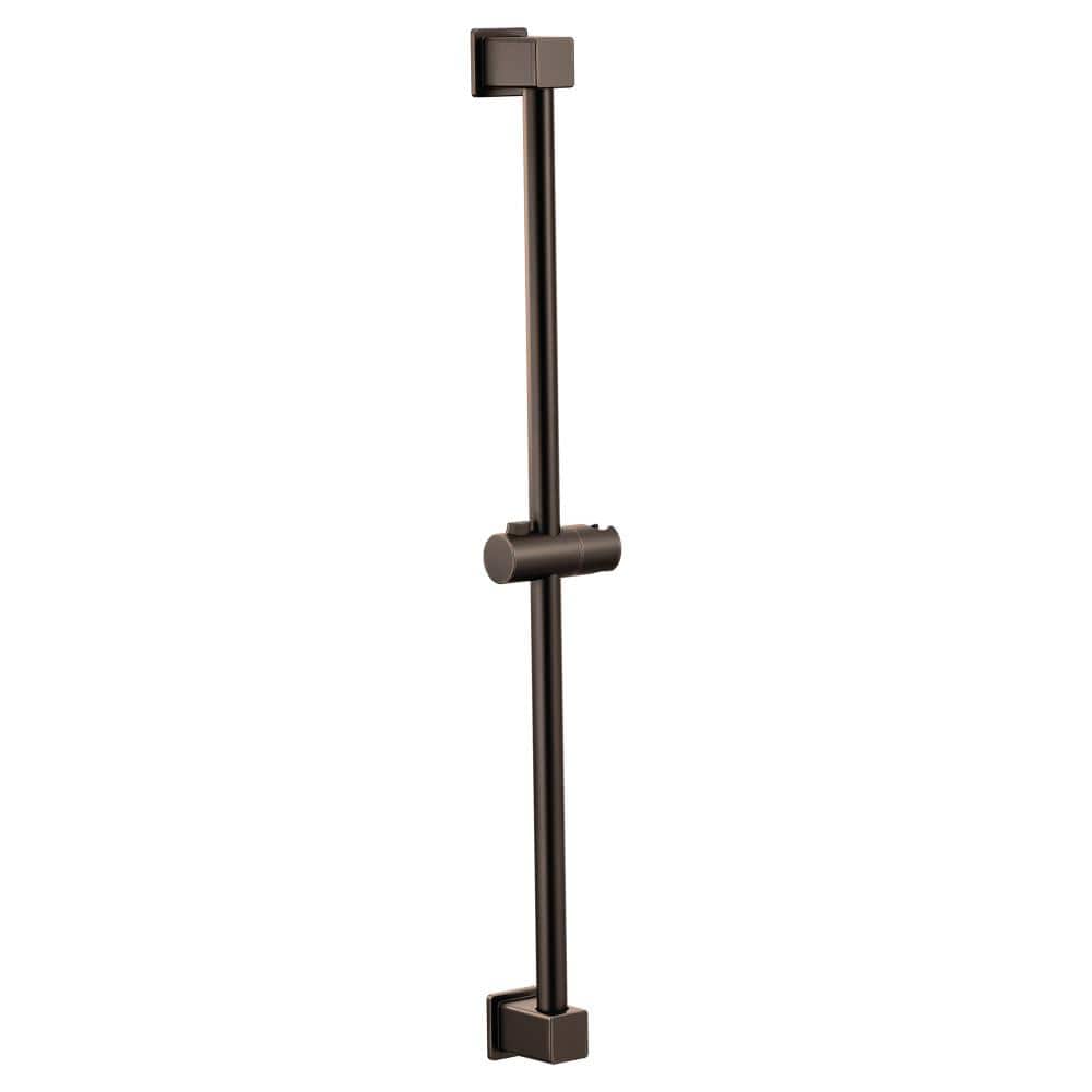 MOEN 30 in. Square Shower Bar in Oil Rubbed Bronze A742ORB - The Home Depot