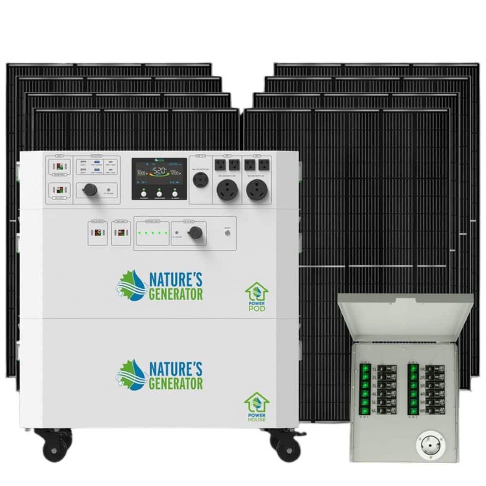 NATURE'S GENERATOR Powerhouse Platinum Plus PE 7,200-Watt Electric ...