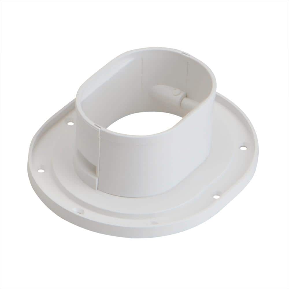 RectorSeal Fortress Lineset Covers 3.5 in. Wall Flange, White 92 84017 ...