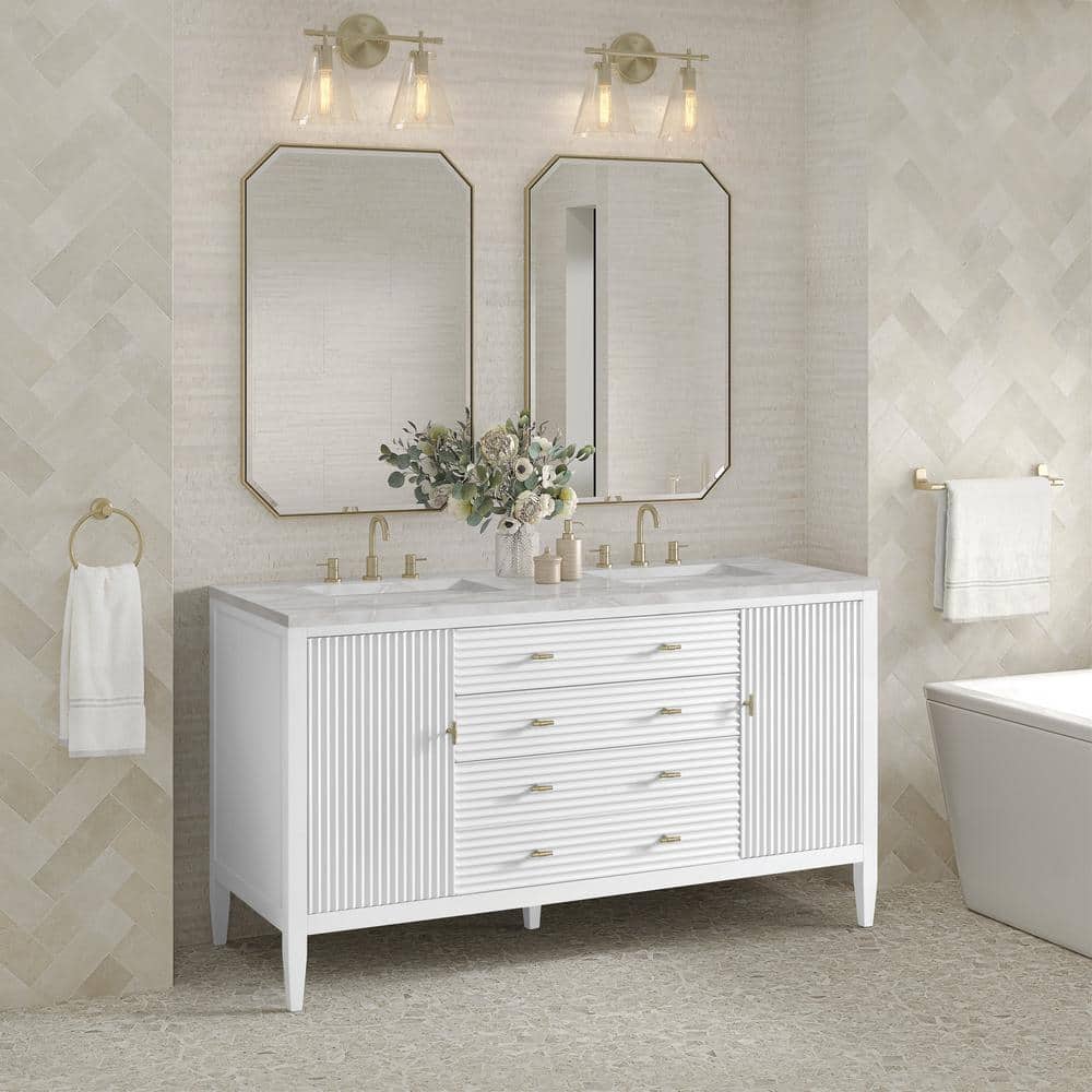 James Martin Vanities Myrrin 60.0 in. W x 23.5 in. D x 34.06 in. H ...