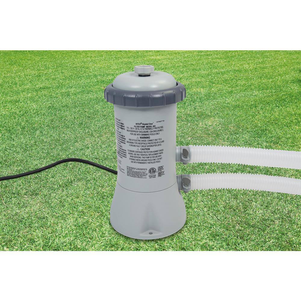 Intex 530 GPH Cartridge Filter Pump System for Intex Above Ground Pools ...