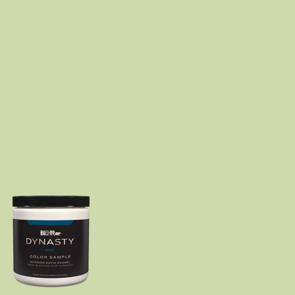 BEHR DYNASTY 8 oz. #P370-3 Chameleon Skin Satin Enamel Stain-Blocking ...
