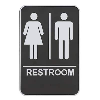 Restroom Signs - Stock Signs - The Home Depot