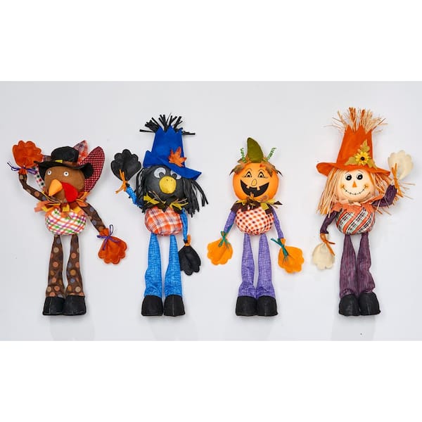 21 in. Standing Scarecrow (Set of 4) 2249 - The Home Depot