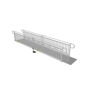 EZ-ACCESS PATHWAY 3G 16 ft. Wheelchair Ramp Kit with Expanded Metal ...