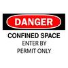 Brady 10 in. x 14 in. Aluminum Confined Space Sign 40989 - The Home Depot