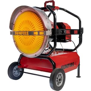 SUNFIRE SF80 80,000 BTU 1900 sq. ft. Diesel/Kerosene Radiant Space ...
