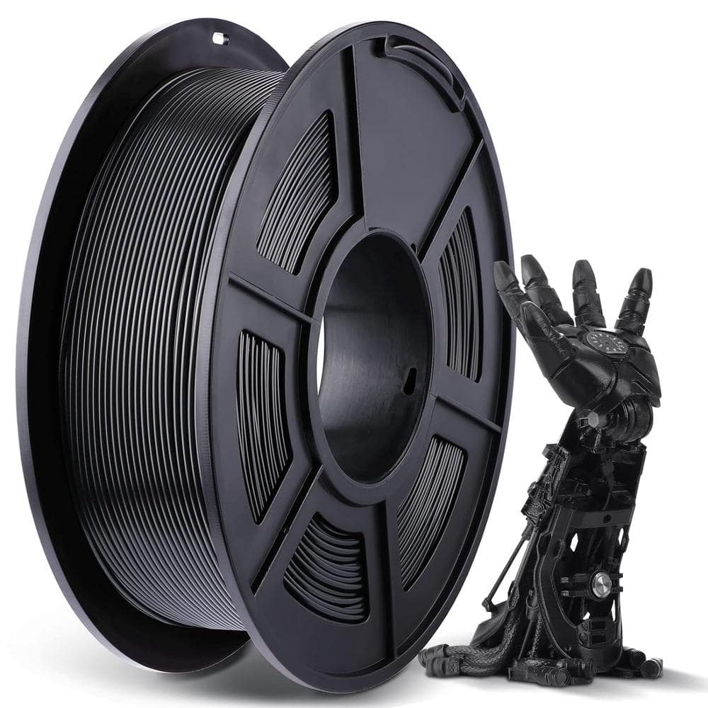 Wellco 1/16 in. Dia 8 in. W Black 3D Printer Filament PLA Materail No ...