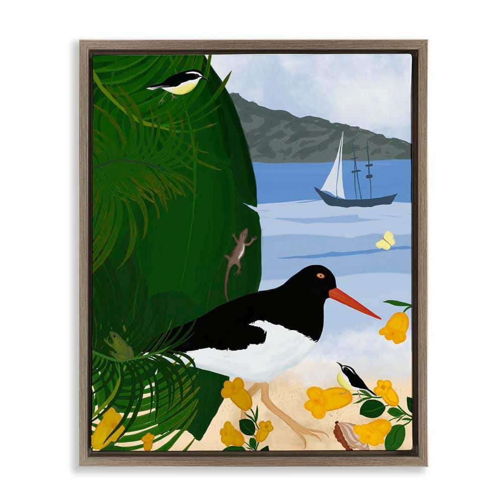 Stupell Industries Island Life by Beach by Michelle Ingari Designs ...
