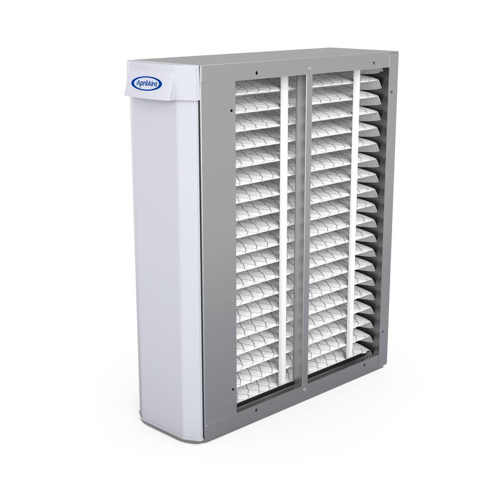 AprilAire Electrostatic MERV 11-Whole-House Air Purifier in Gray with ...