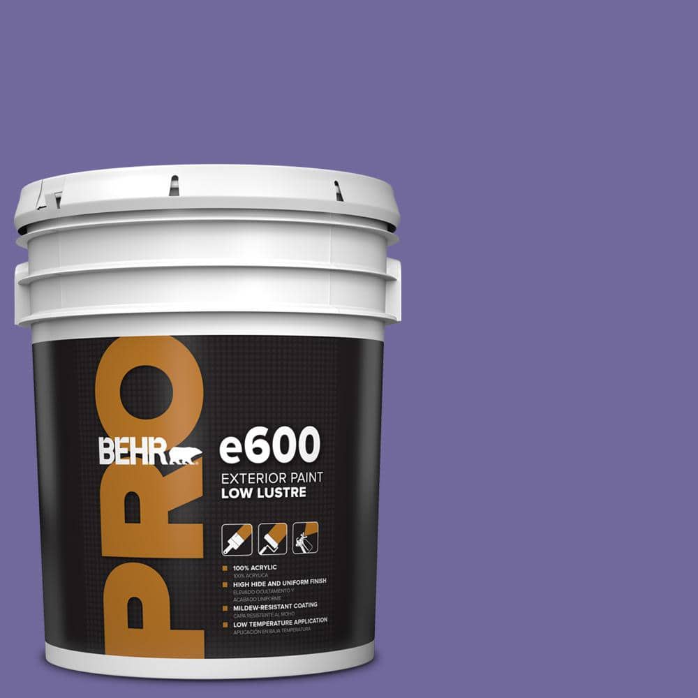 BEHR PRO 5 gal. #630B-7 Pandora Low Luster Exterior Paint PR62305 - The ...
