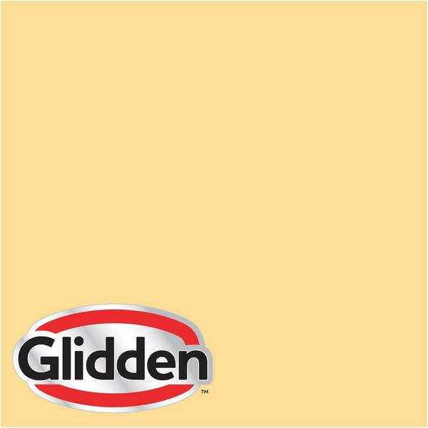 Glidden Premium 1-gal. #HDGY15 Buttered Sweet Corn Satin Latex Exterior ...
