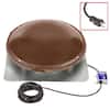 Master Flow 1050 CFM Brown Galvanized EZ Cool Plug-In Power Roof Mount ...