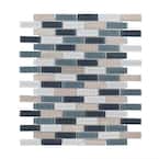 Jeffrey Court Polar Orbit Blue 11.625 in. x 11.625 in. Interlocking ...