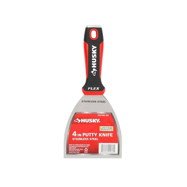 Husky HUSKY SS FLEX PUTTY KNIFE 4 IN 91414 - The Home Depot