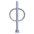 Dero Action Ring and Post Rack Black Powder Coat Surface Mounted 2-Bike ...