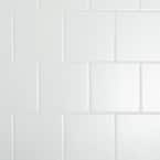 Daltile Restore Bright White 3 in. x 6 in. Ceramic Modular Wall Tile ...