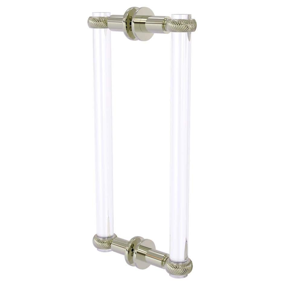Allied Brass Clearview 12 in. Back to Back Shower Door Handle with ...