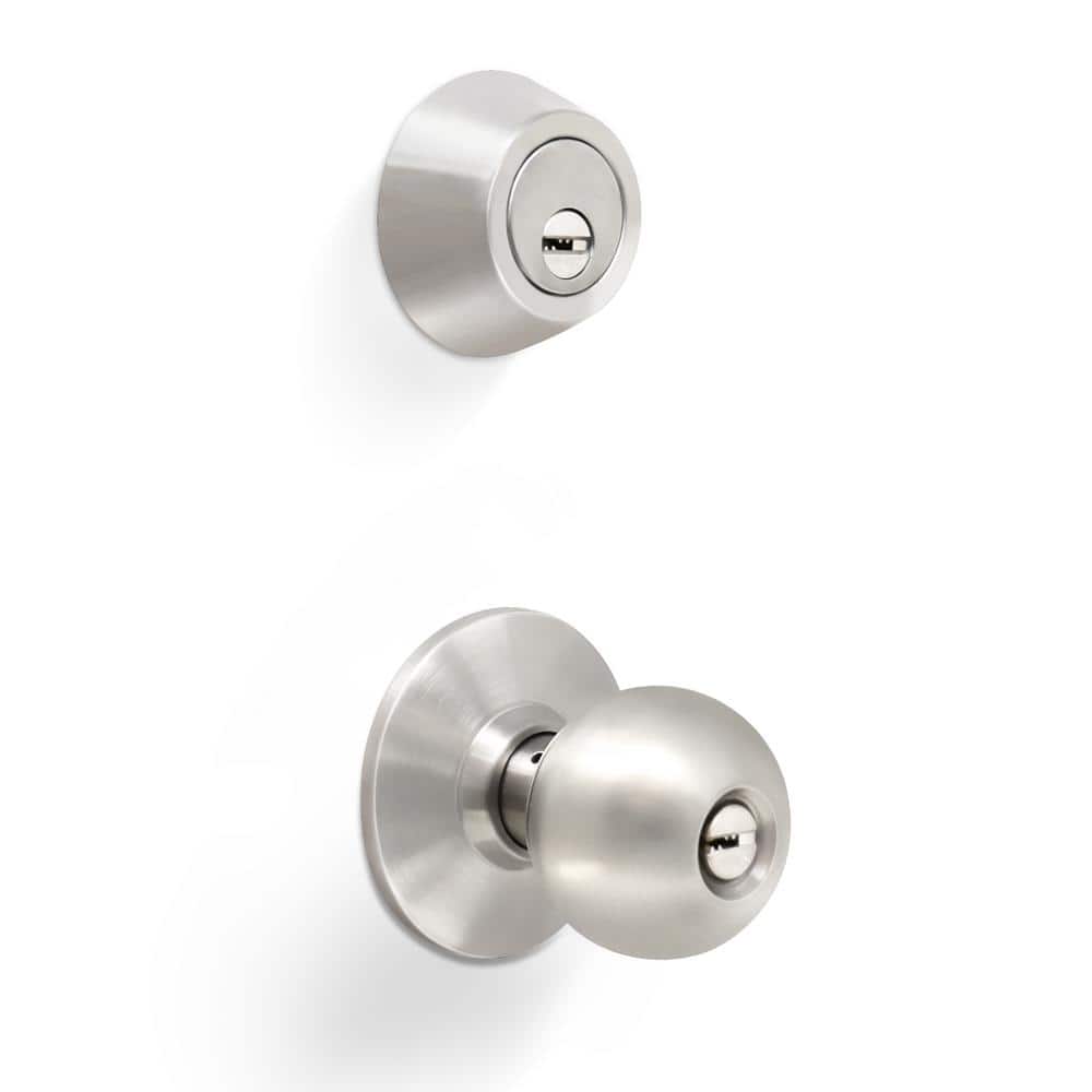 Premier Lock High Security Stainless Steel Combo Lock Set with Keyed ...