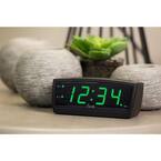 Equity by La Crosse Green LED 0.9 in. Digital Alarm Clock-30229 - The ...