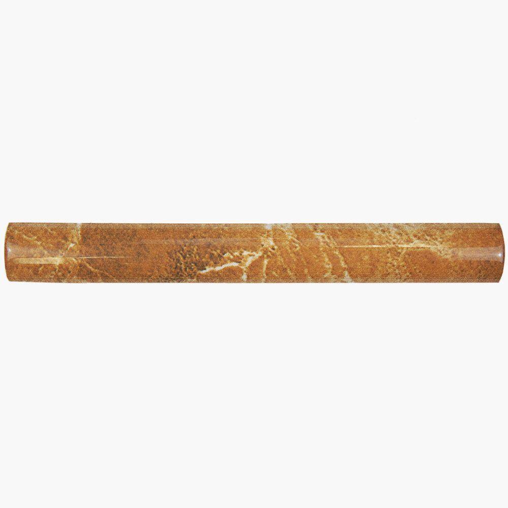 Reviews for Merola Tile Aroa Arena Beige 1 in. x 8 in. Ceramic Pencil ...