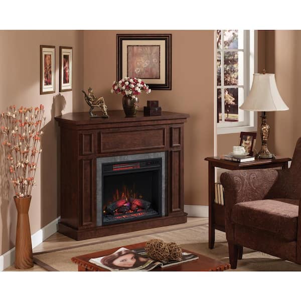 Antique Elect Fireplace Rock Amantii CE26 Fire & Ice Classic Edition