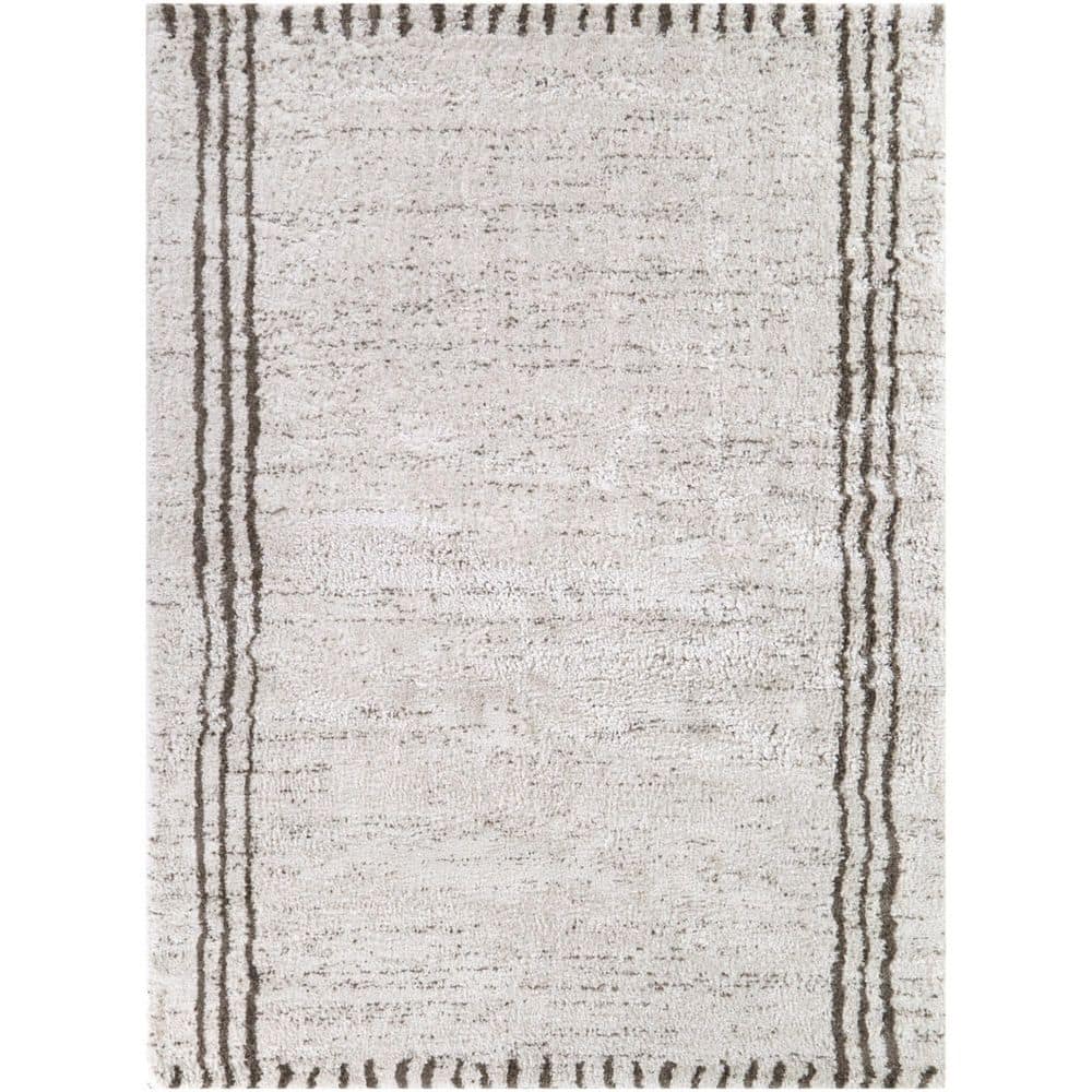 Willis Cream 5 ft. 3 in. x 7 ft. Striped Area Rug 67774861.160213.8 ...