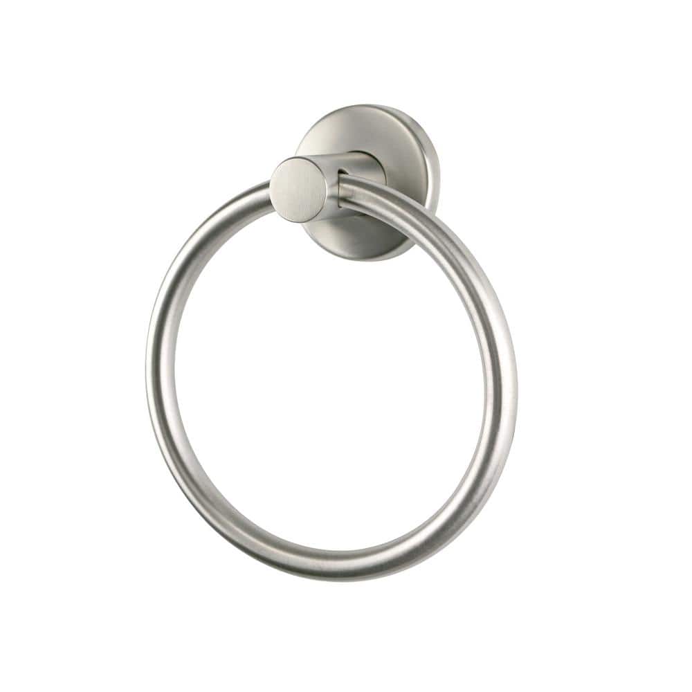 SEACHROME Coronado Bathroom Wall-Mount Round Hand-Towel Ring, Stainless ...