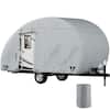 VEVOR Teardrop Trailer Cover Fit for 16 ft.-18 ft. Trailers Non-Woven 4 ...