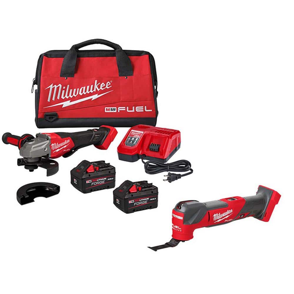 Milwaukee M18 FUEL 18-Volt Lithium-Ion Brushless Cordless 4-1/2 in./6 ...