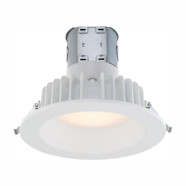 EnviroLite Easy Up 6 in. White Integrated LED Recessed Kit EV608943WH27 ...