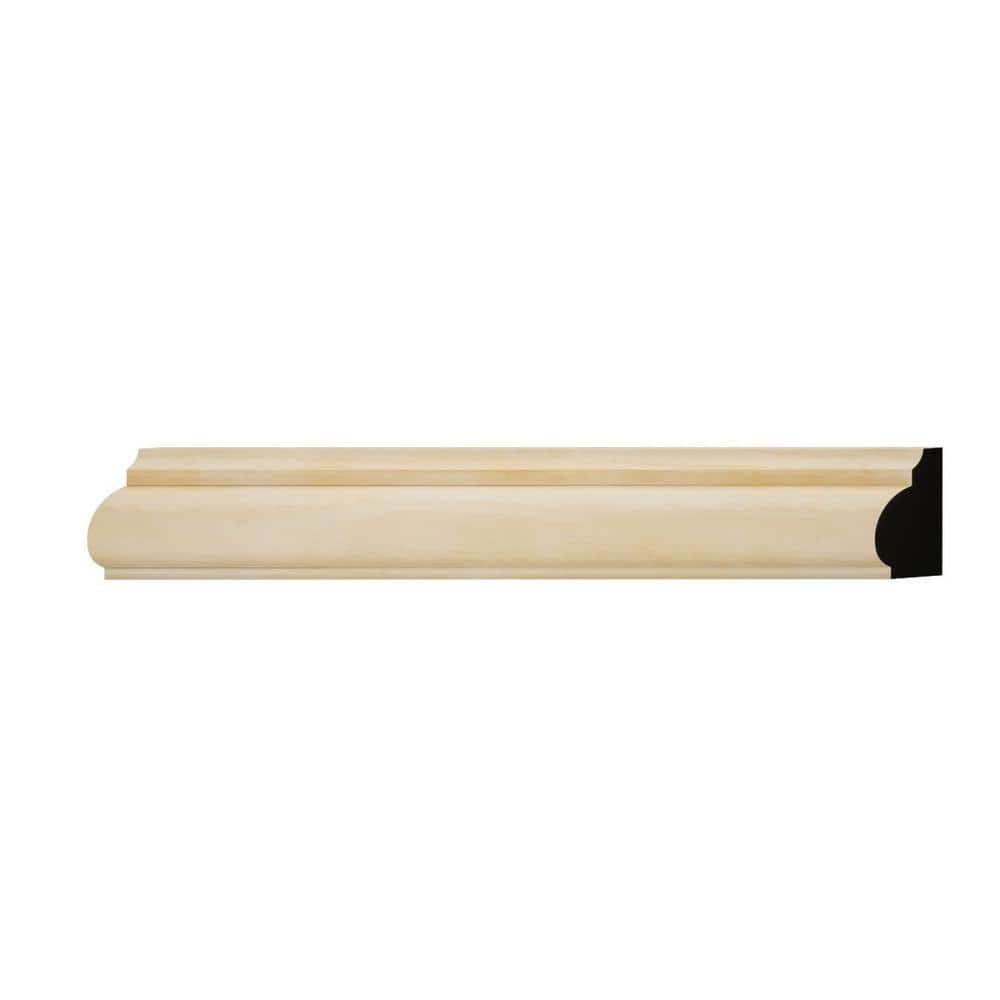 Ekena Millwork WM1201 0.69 in. D x 1.25 in. W x 6 in. L Wood (Pine ...