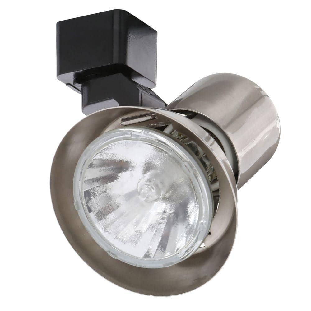Juno Trac-Lites Satin Chrome Flared-Gimbal Light R531 SC - The Home Depot