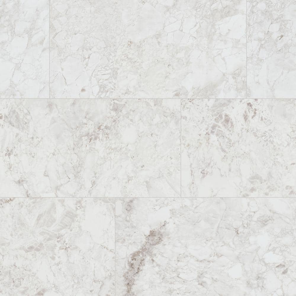 Daltile Santa Loma Snowfall 24 in. x 48 in. Polished Porcelain Stone ...