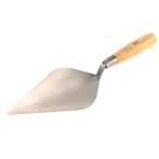 Bon Tool Economy 10 in. x 4-3/4 in. W London Brick Trowel - Wood Handle ...
