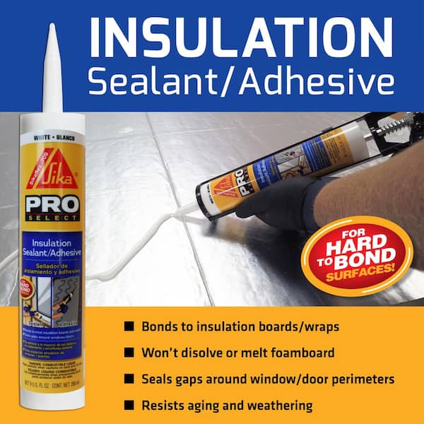 Sika 9 fl. oz. Sikaflex Insulation Universal Flashing Sealant and ...