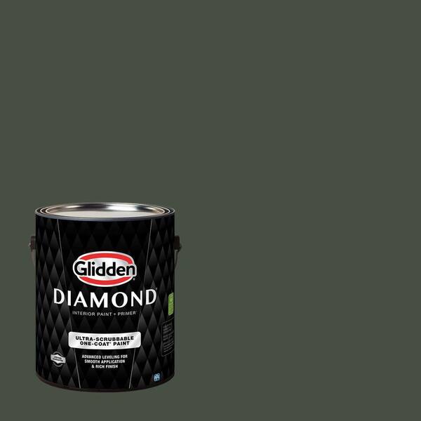 Glidden Diamond 1 gal. PPG1033-7 Charcoal Smoke Ultra-Flat Interior ...
