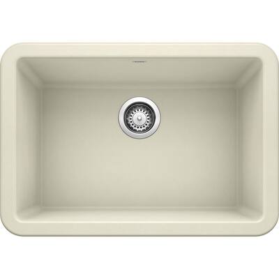 Blanco IKON Farmhouse Apron-Front Granite Composite 33 in. Single Bowl ...
