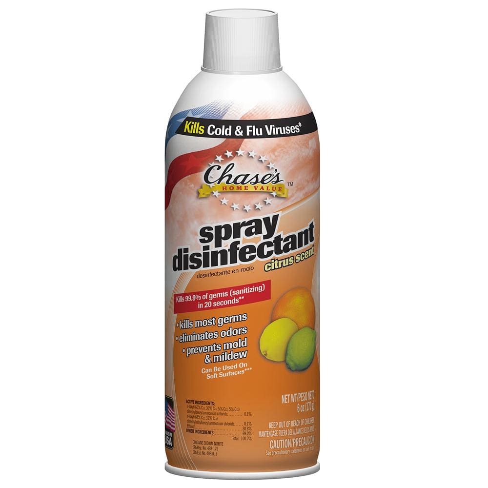 Chase's HOME VALUE 6 oz. Citrus Chase's Home Value Disinfectant Spray ...