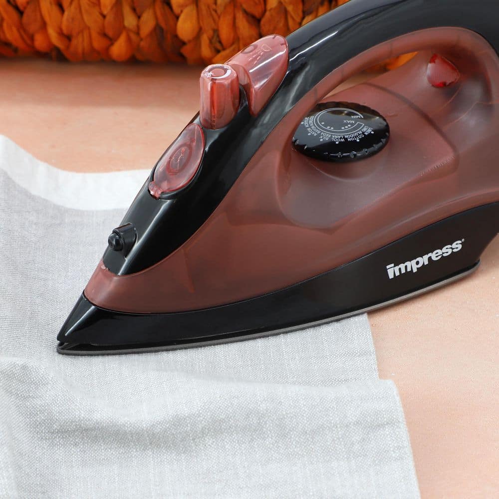 Impress Compact and Lightweight Steam and Dry Iron in Red 985124775M ...