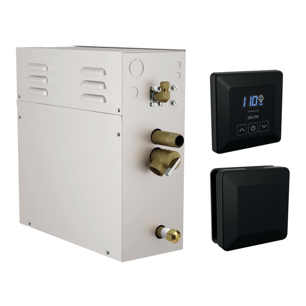 Delta SimpleSteam 6000-Watts Steam Generator in Matte Black 5P-EST06-BL ...