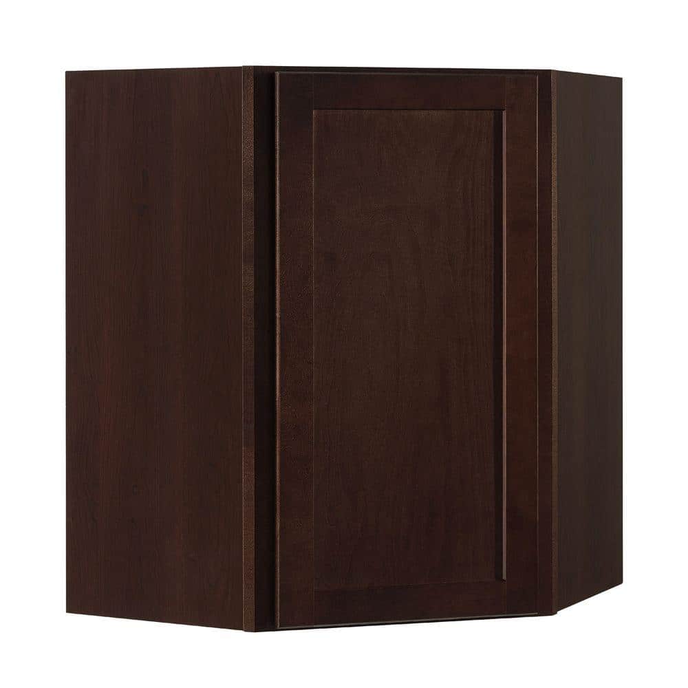 Hampton Bay Shaker 24 in. W x 12 in. D x 30 in. H Assembled Diagonal ...