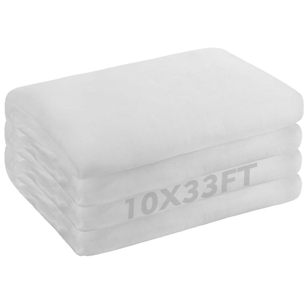 ATENGNES 10 ft. x 20 ft. Large Ultra Fine Mesh Garden Netting Plant ...