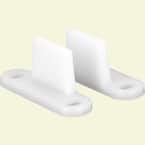 Prime-Line Pocket Door Bottom Guides, 1-1/8 in., Plastic, White (2-pack ...