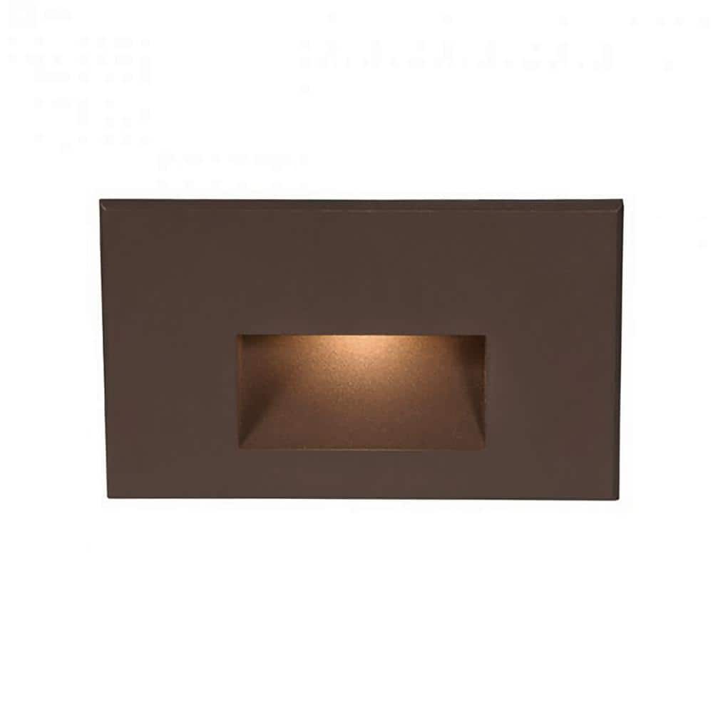 WAC LANDSCAPE Wall and Stair Light - 68 Lumens Line Voltage Bronze on ...