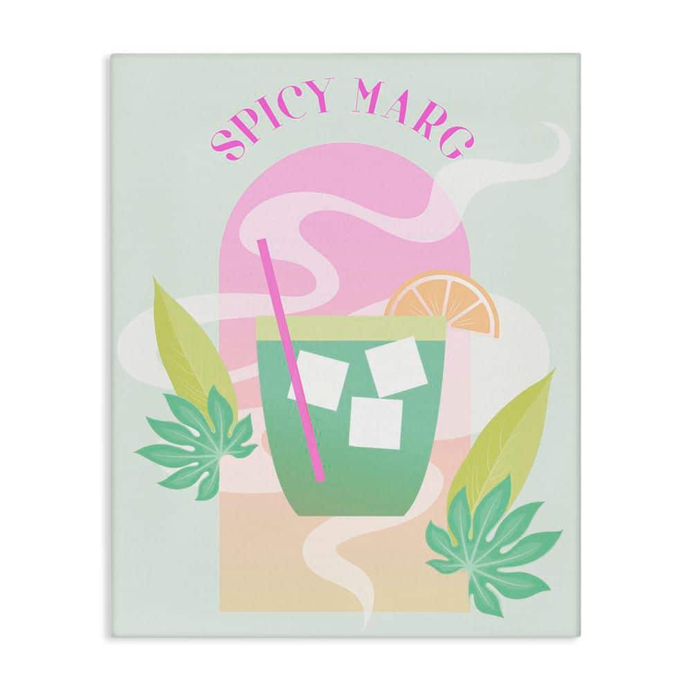 Stupell Industries Spicy Marg Cocktail by Daphne Polselli Unframed Food ...