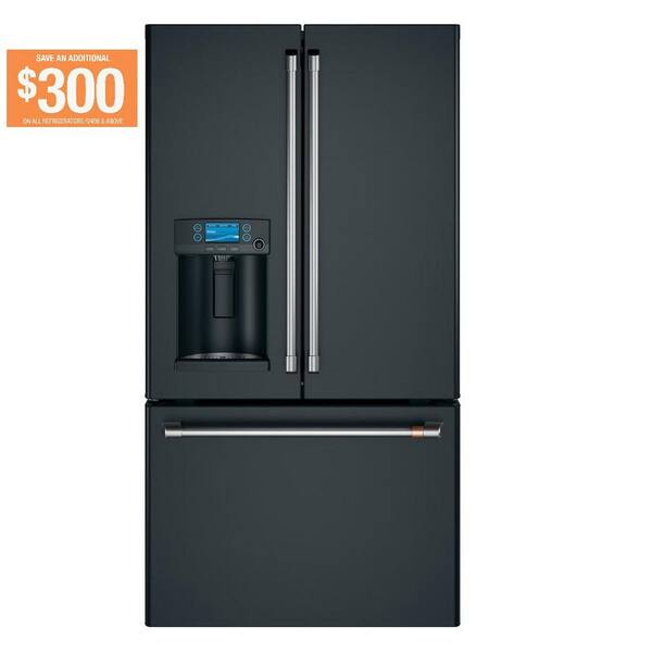 Cafe 22.2 cu. ft. Smart French Door Refrigerator with Hot Water ...