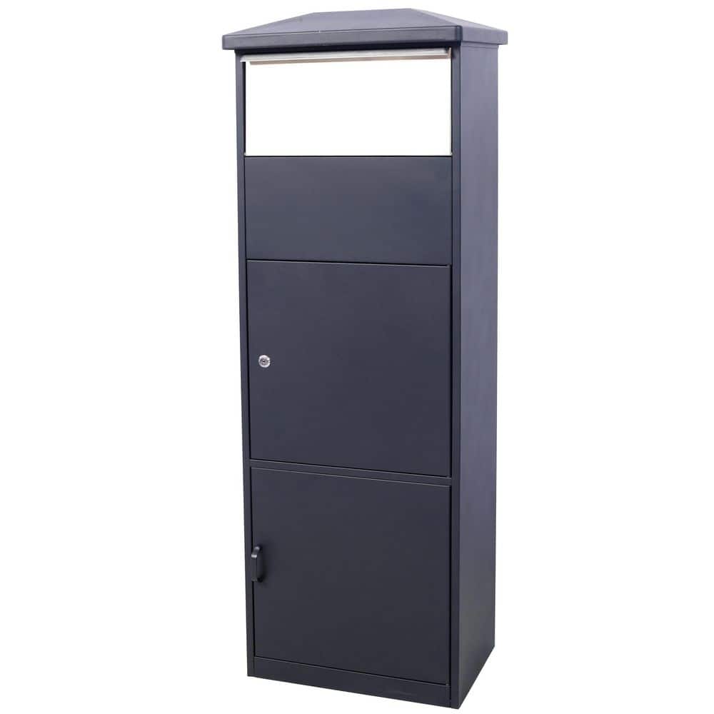 Large Package Delivery Parcel Mail Drop Box for Porch, Floor Lockable ...